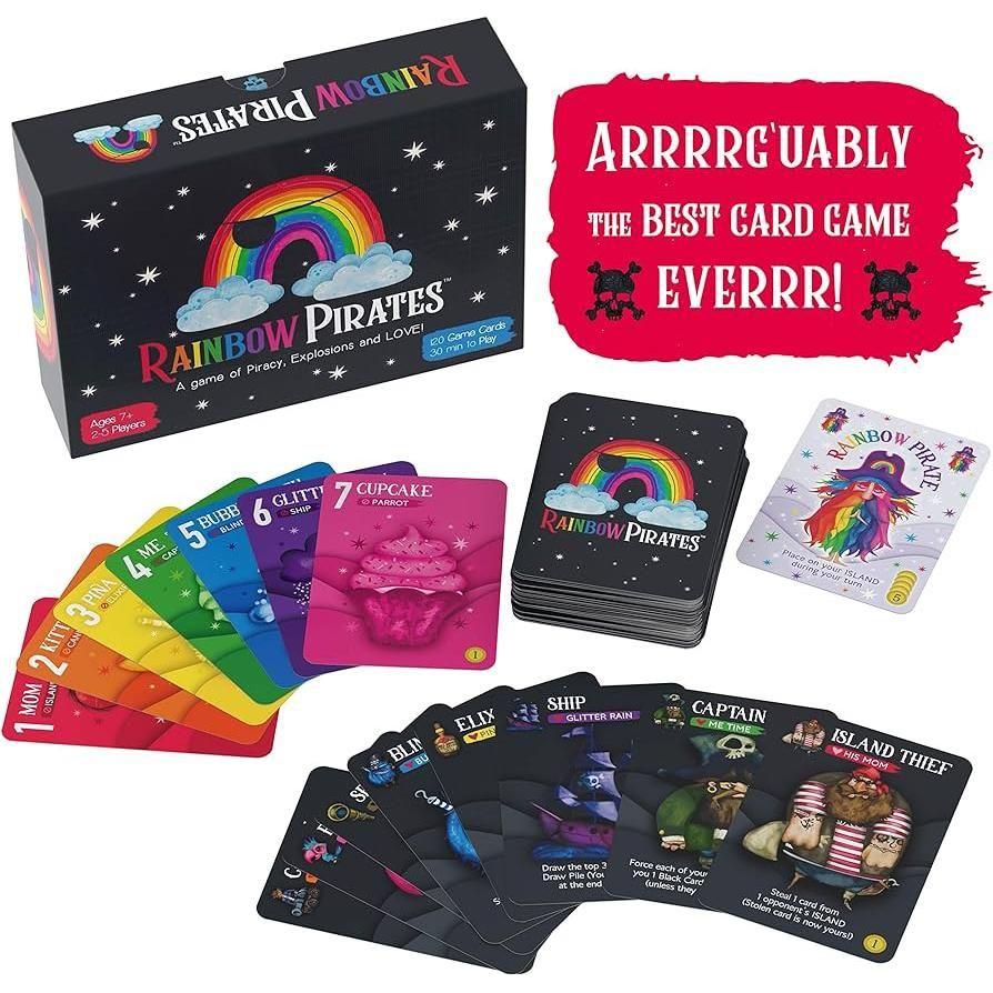 Rainbow Pirates - Juego de cartas familiar | Kukara Games